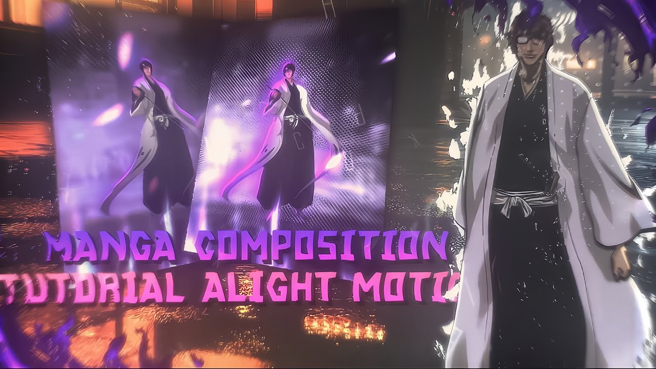MANGA COMPOSITION TUTORIAL | ALIGHT MOTION - YouTube