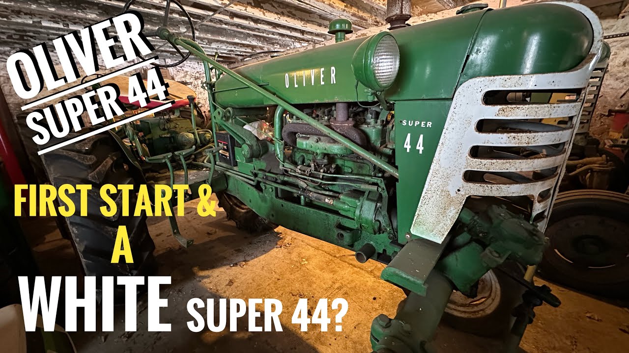 Oliver Super 44 First Start Of 2024! And Is This A WHITE Super 44 ...