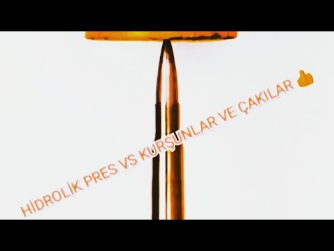 👷hidrolik press vs Kurşunlar ve çakılar& مكبس هيدروليكي مقابل الرصاص والسكاكين 🦾📽️