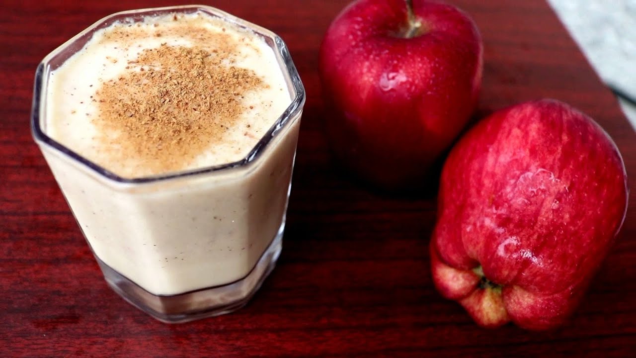 Apple Cinnamon Milkshake - YouTube