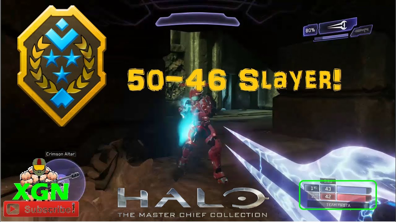 Halo MCC H2A Fiesta Slayer, Gold Rank gameplay on Warlord map - YouTube