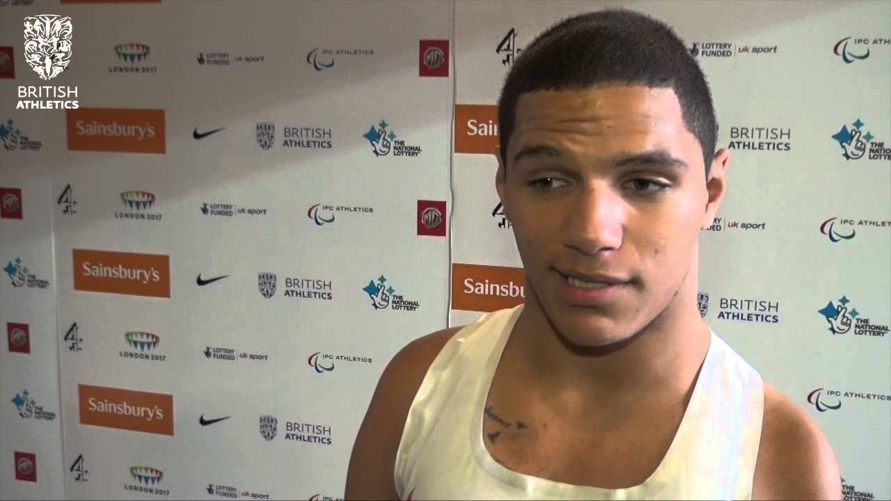 Kyle Powell pleased with season's best at the Anniversary Games - YouTube