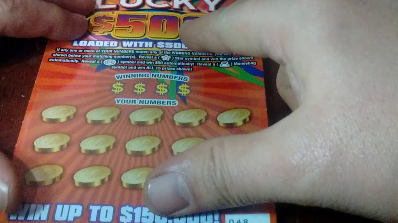 Lucky $500 $5 Lottery Tickets 047-048 - YouTube