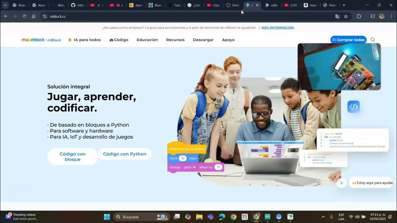video 7 kit entrenador basado en la tarjeta Arduino UNO y trabajo con ...