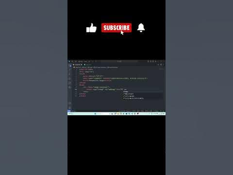 Responsive Range using Html5, CSS3| responsive website using html and css #shorts - YouTube