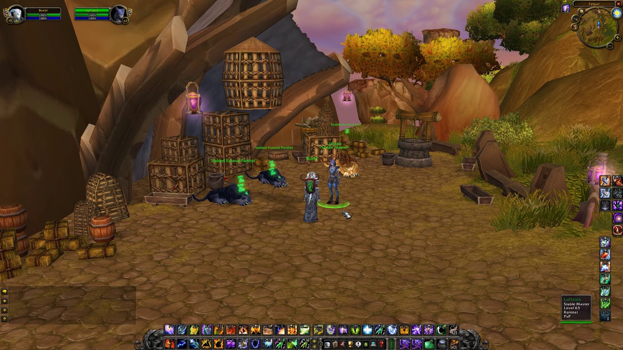 Telaar Stable Master Location, WoW TBC - YouTube