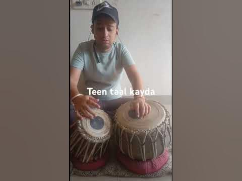teen taal kayda #tabla #tablacover - YouTube