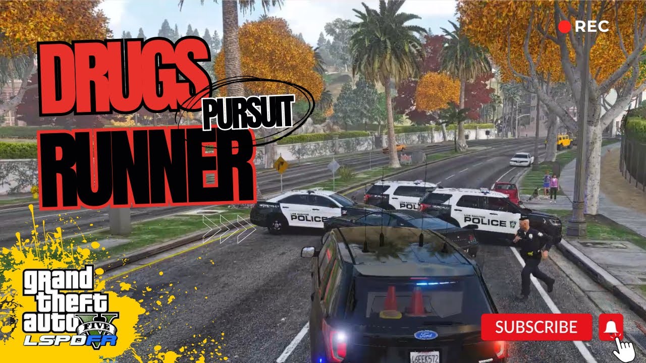LSPDFR : Drugs Runner ( No Commentary ) - YouTube