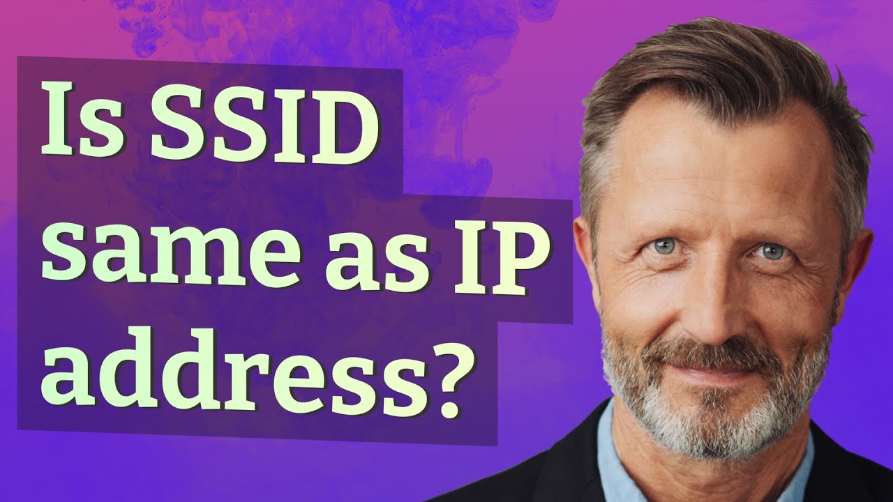 Is SSID same as IP address? - YouTube