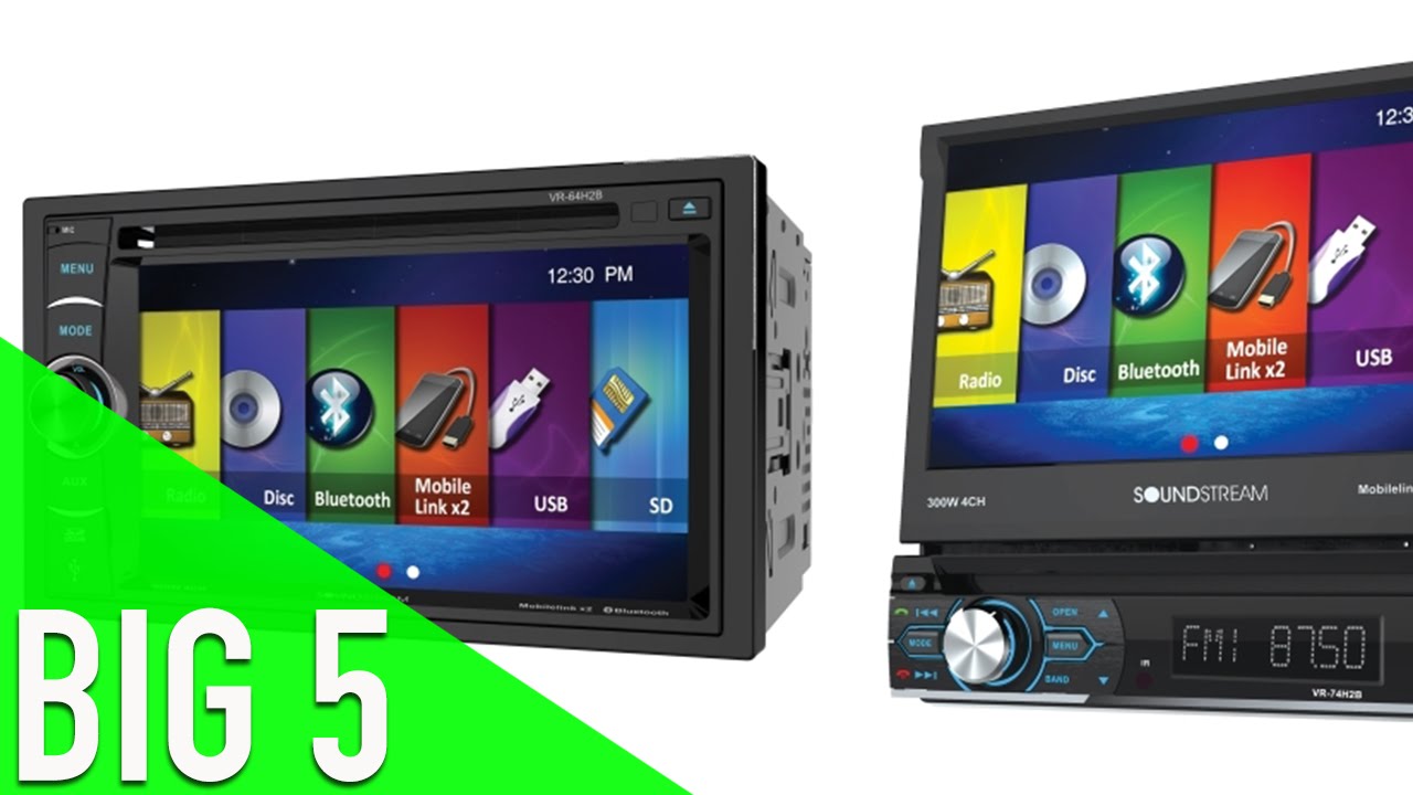 2016 CES New Soundstream Headrest Displays - Big 5 Electronics - YouTube