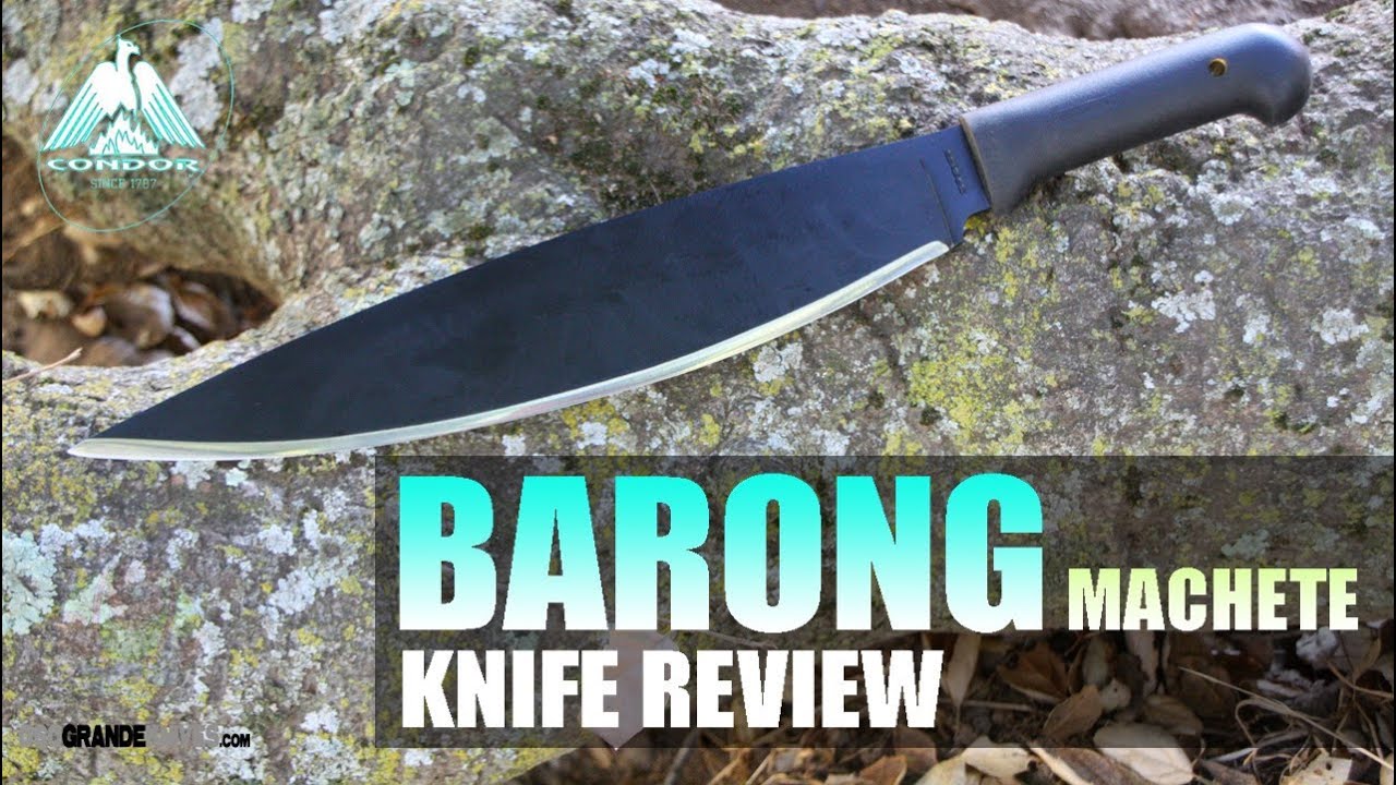 Condor Barong Machete Review | OsoGrandeKnives - YouTube