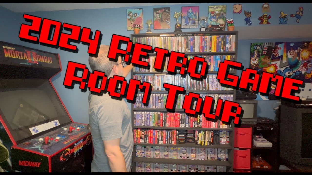 2024 Retro Game Room Tour - YouTube