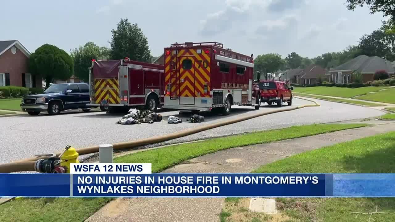 No injuries in Montgomery house fire - YouTube