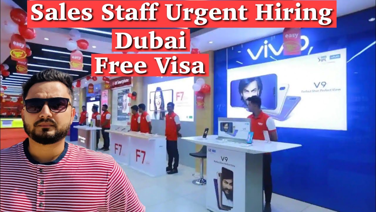 Counter Sales Staff Required | Sales Jobs | Free Visa | Urgent Hiring ...