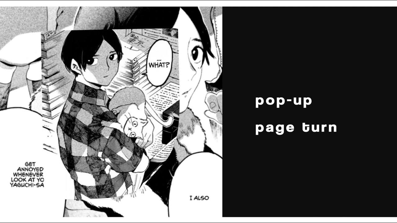 after effects | pop-up page turn - YouTube