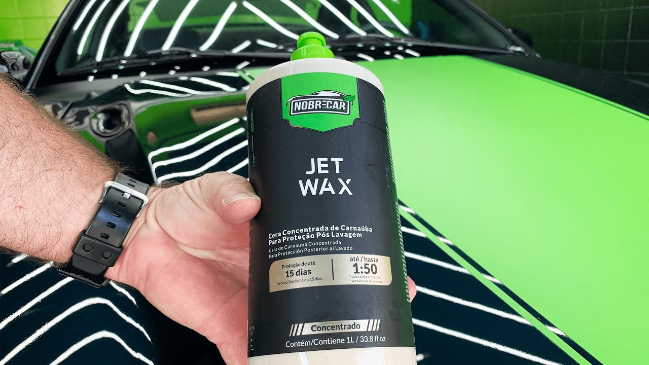 JET WAX: CERA RICA EM CARNAÚBA COM RÁPIDA APLICAÇÃO QUE PROTEGE E ...
