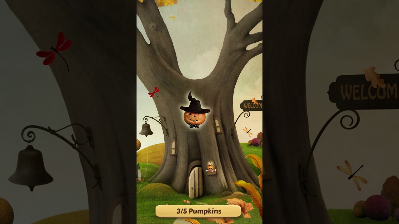 Hidden Object 4 Seasons Autumn Find 5 Pumpkins V1 Portrait - YouTube