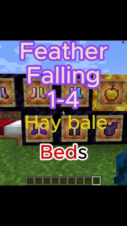 Every way to reduce fall damage in Minecraft - YouTube