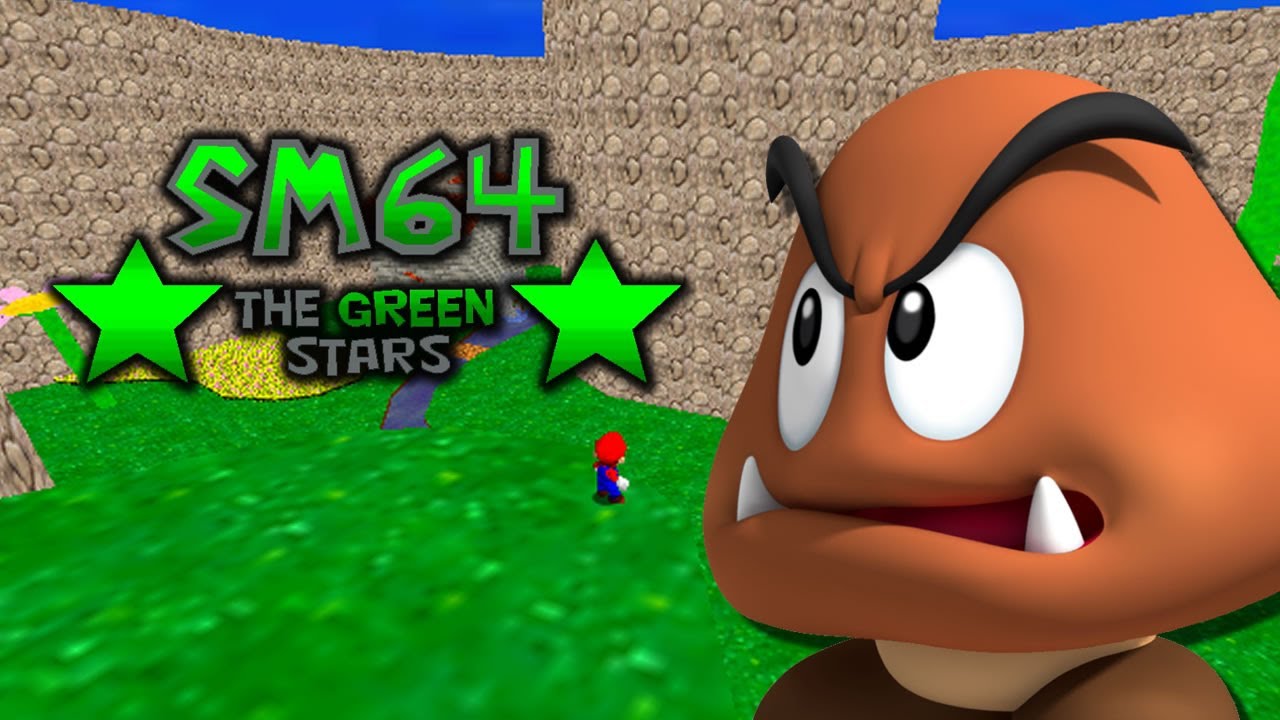 Super Mario 64 - The Green Stars - Giant Overgrown Garden - (N64) - YouTube