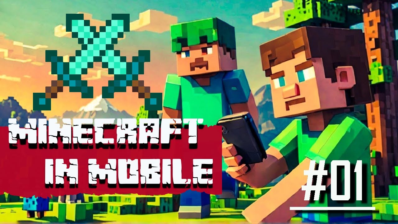 Playing MINECRAFT In MOBILE For The First Time {VERY HARD}. - YouTube