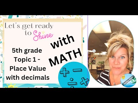 5th MATH topic 1 test prep - Savvas / EnVISION - YouTube