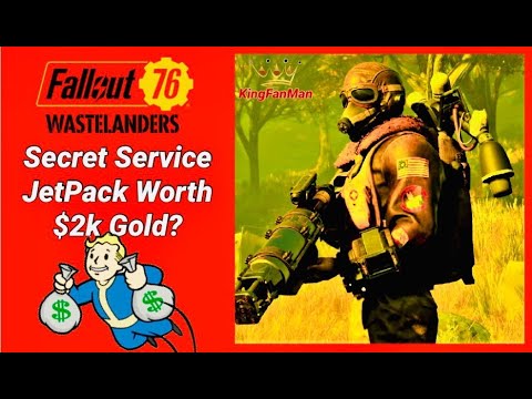 Fallout 76 Secret Service Jetpack: Is it worth 2K Gold?? - YouTube