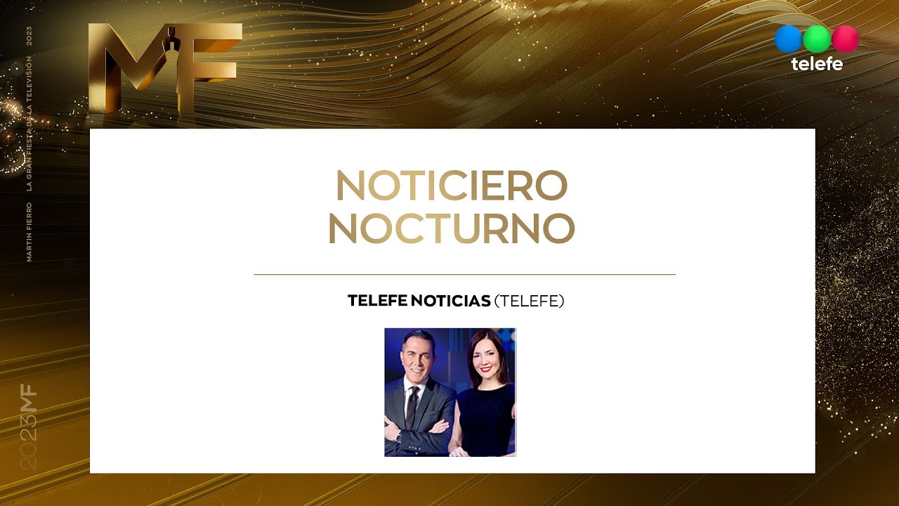 Ganador en categoría noticiero nocturno: Telefe Noticias - Martín ...