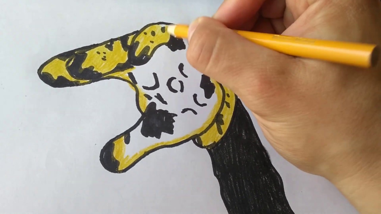 Cómo DIBUJAR y PINTAR la 😱MANO GIGANTE 👍 de BENDY And the ink machine ...