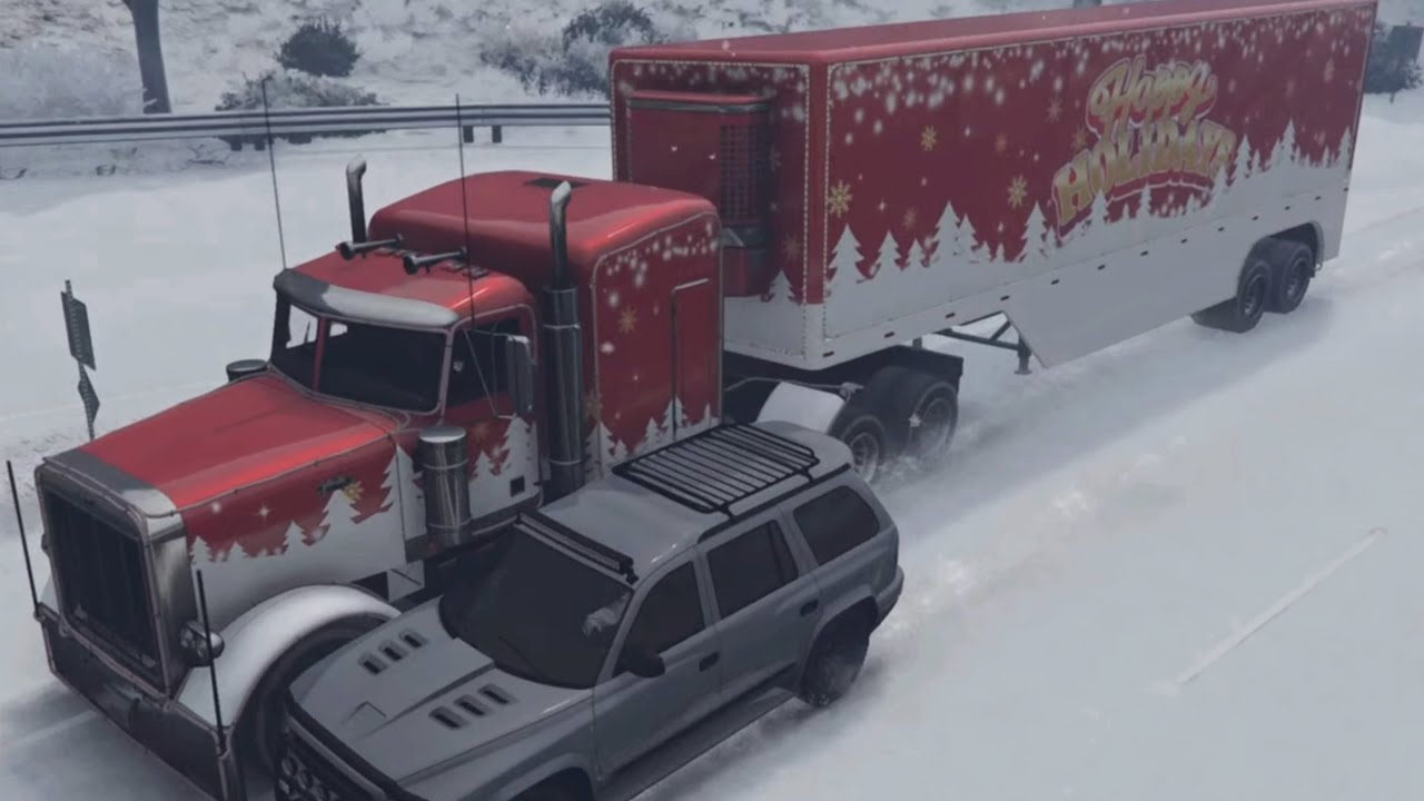 Happy Holidays Hauler (GTA 5 Christmas Event) - YouTube