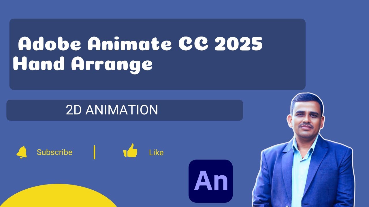 Adobe Animate CC 2025 Hand Arrange #illustrator #2danimation # ...