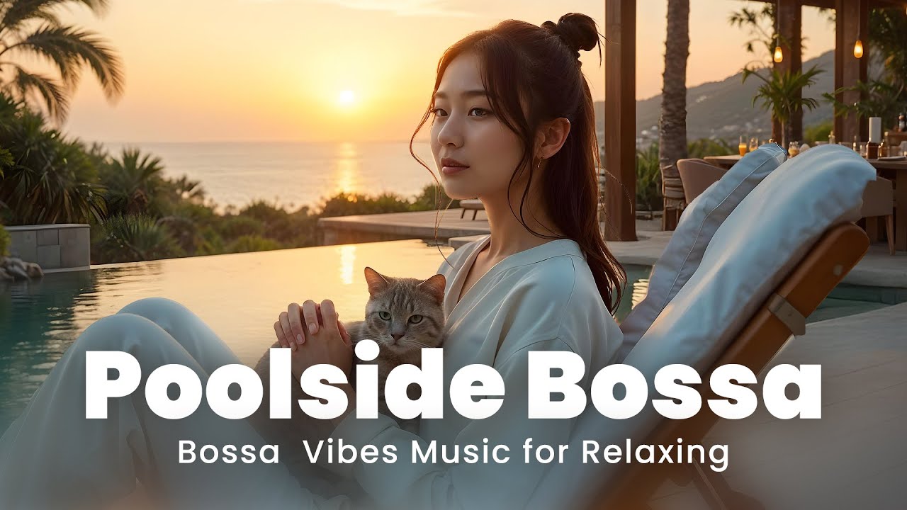 Poolside Bossa I Cafe Music I Guitar & Chill I Happy Song I Cozy ...