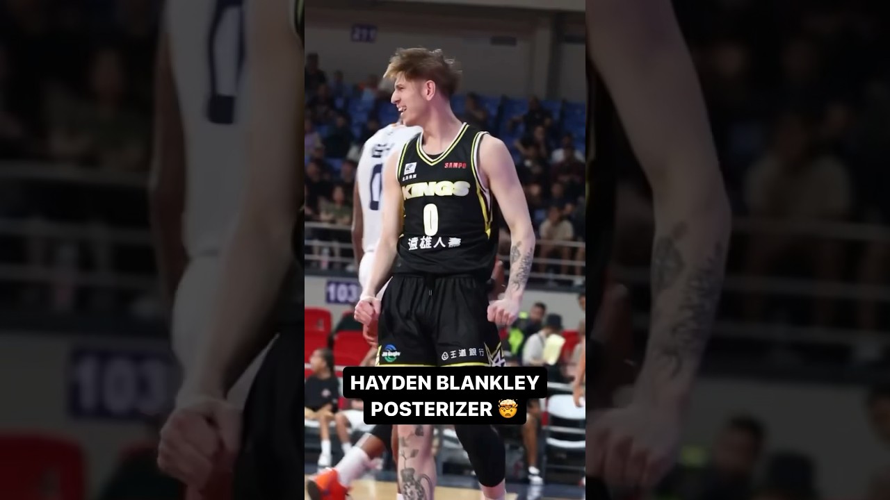 Hayden Blankley caught a BODY 🙆‍♂️ #Dunk #Basketball #FYP #Shorts - YouTube