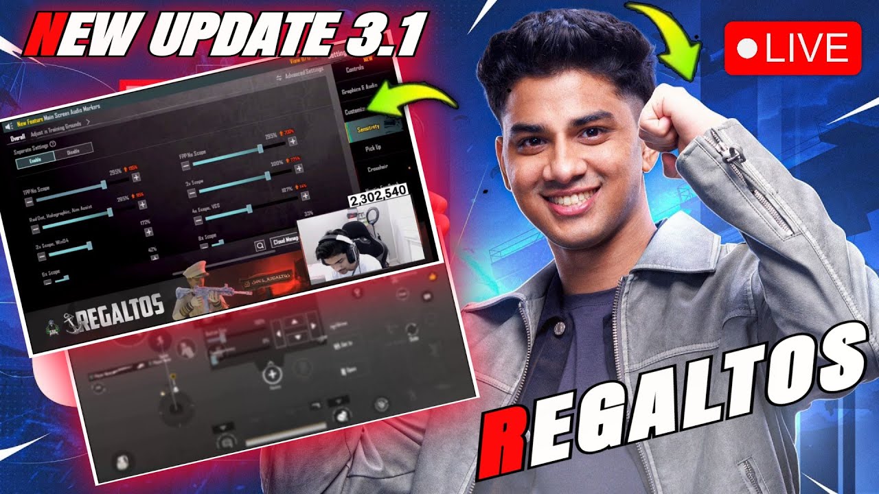 OMG 😱 FINALLY REGALTOS REVELED HIS SENSITIVITY ON LIVE | REGALTOS ...