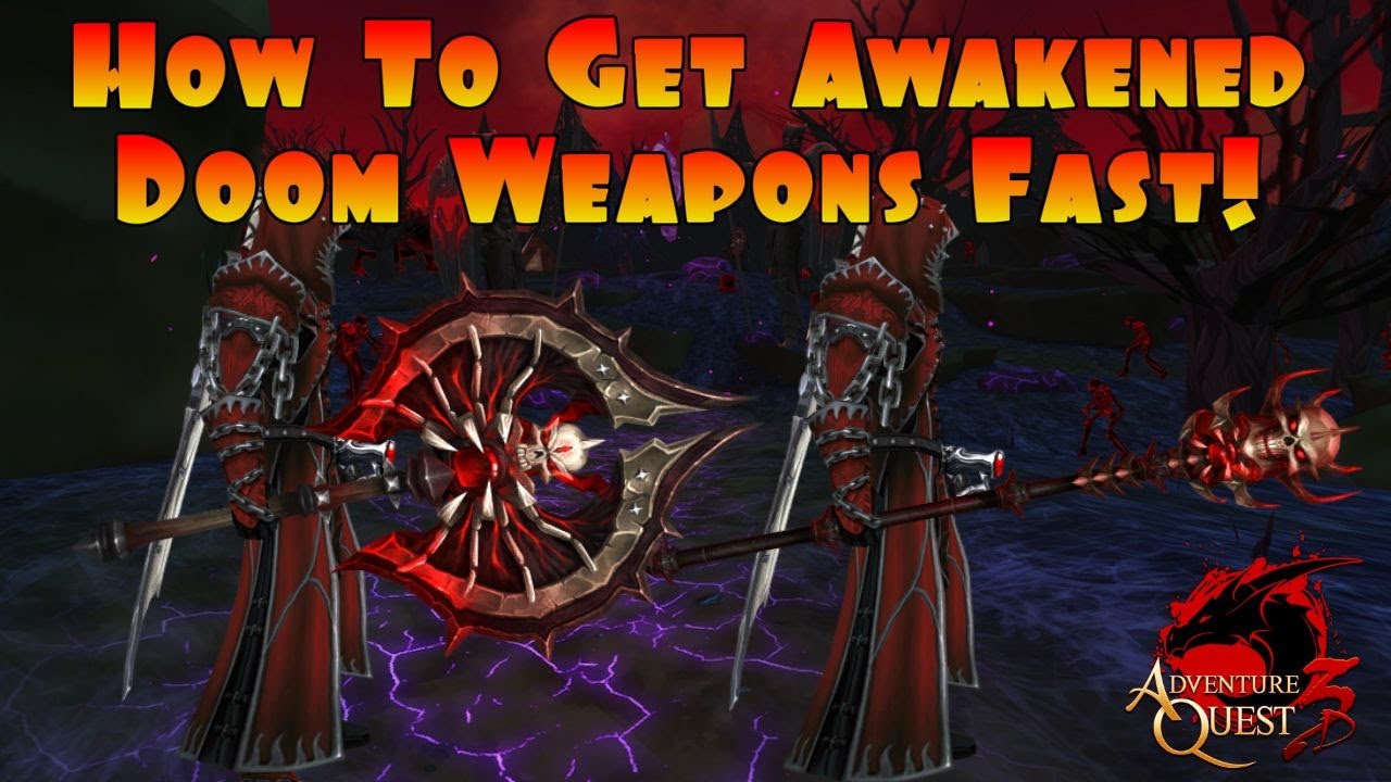 Fastest Way To Get Level 50 Awakened DOOM Axe & Staff Weapons ...