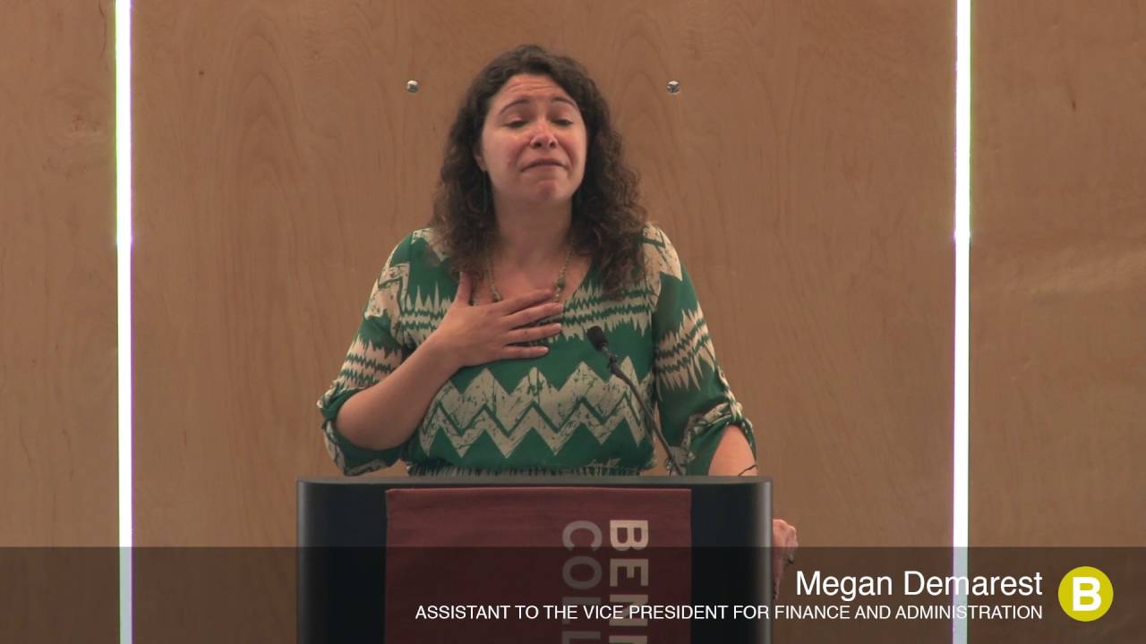 Megan Demarest welcomes incoming class of 2020 - YouTube