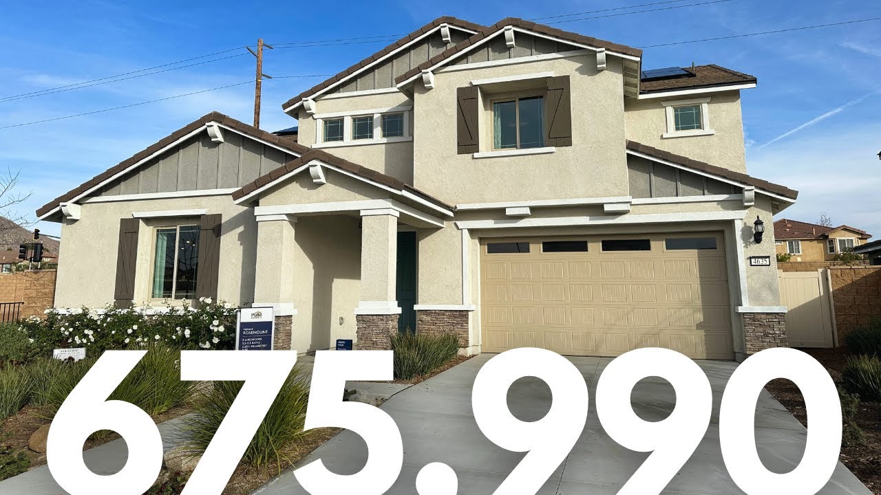 Inside a Massive New Build in Perris California | Best New Construction ...