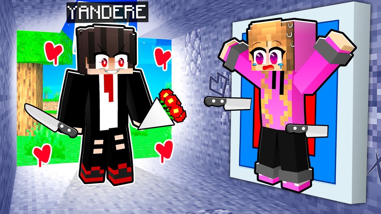 Kidnapped by a YANDERE in Minecraft! - YouTube
