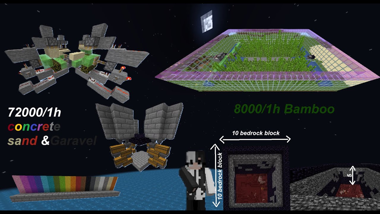 samcraft سامكرافت :E7 آلة تدبيل الكونكريت72000/1H بامبو فارم 8000/1H خلصنا تكسير البيدروك 10*10 ...