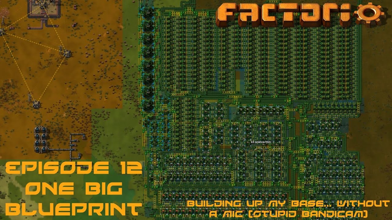 Factorio Episode 12- One Big Blueprint - YouTube