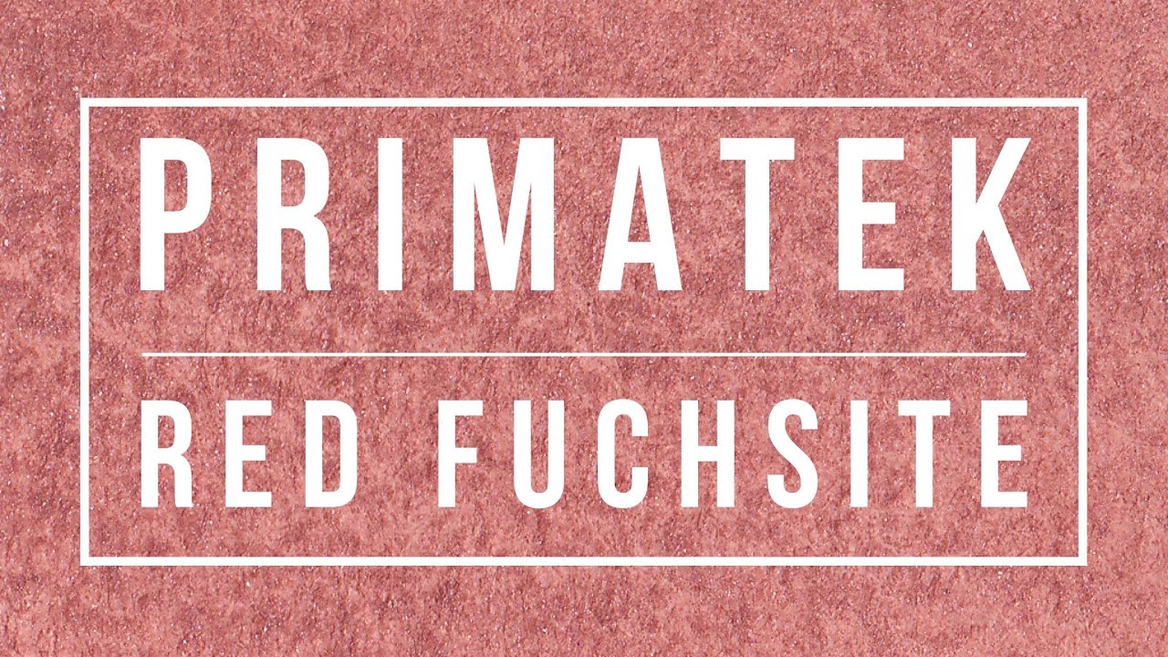 Red Fuchsite Genuine - Daniel Smith Primatek Watercolor - YouTube