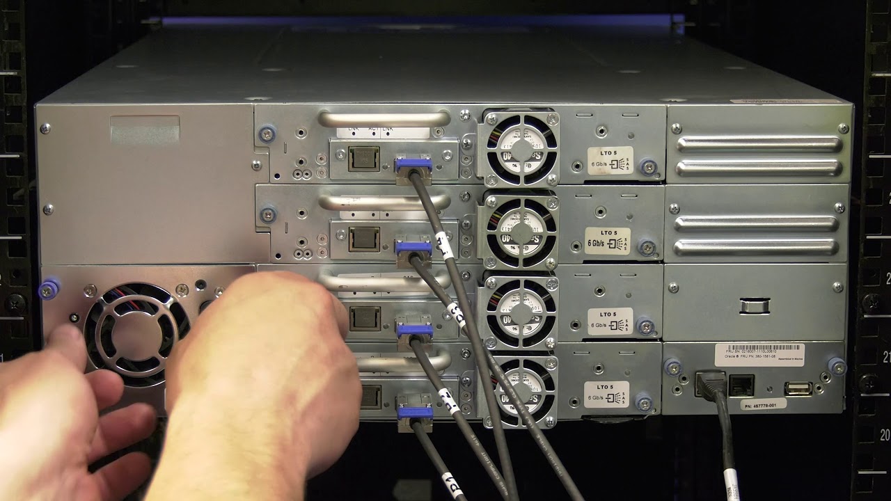 StorageTek SL24/SL48 Power Supply Replacement Video - YouTube