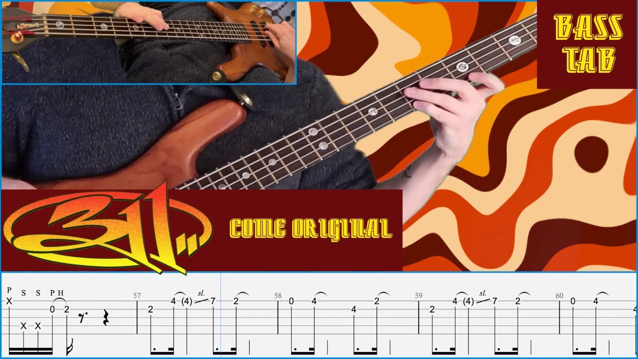311 - Come Original - Bass Tab | Cover | Lesson | Tuition - YouTube