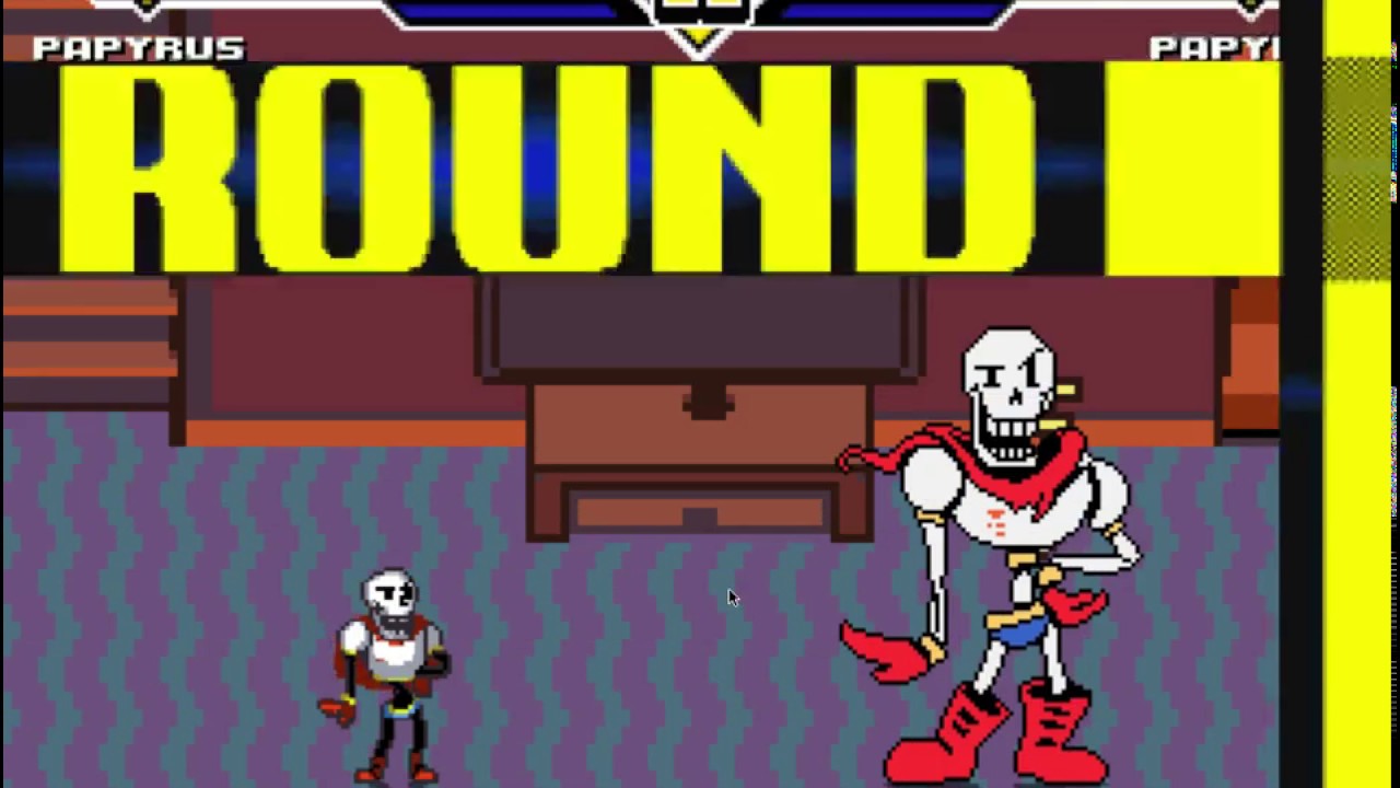 mugen Kor Papyrus vs Papyrus - YouTube