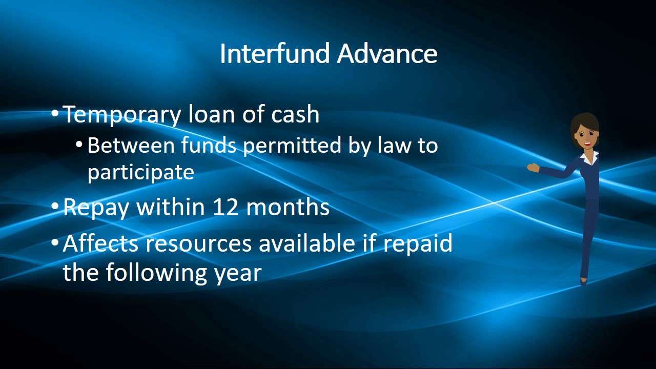 Repayment of Interfund Advance - YouTube
