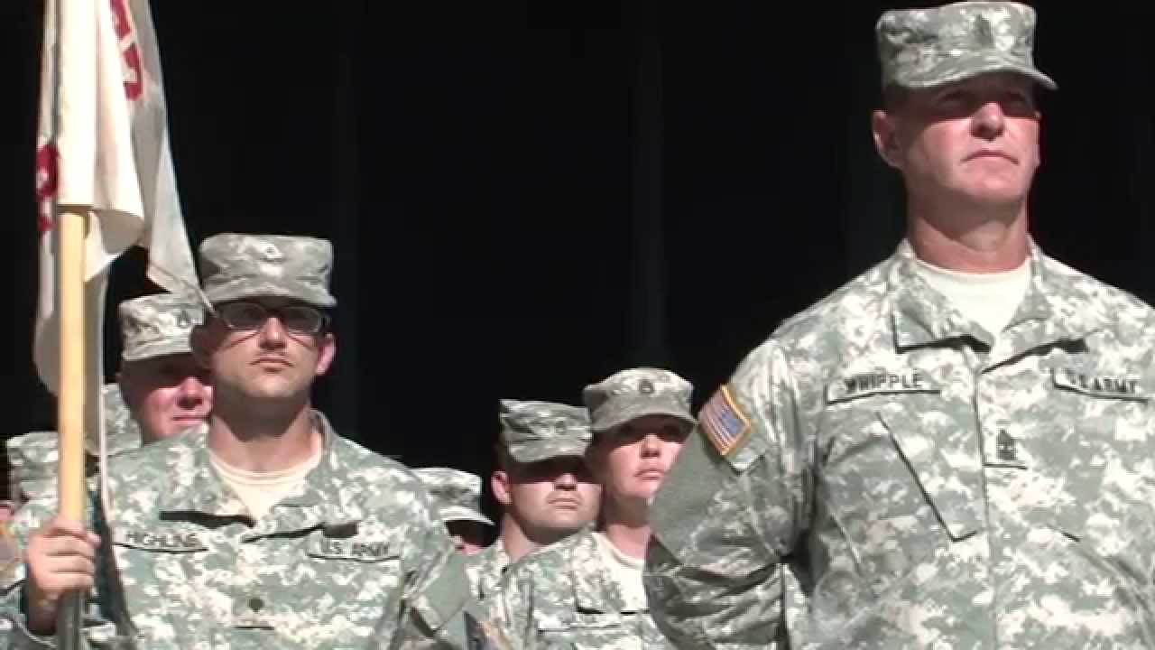 757th CSSB HQ Mobilization Ceremony - YouTube
