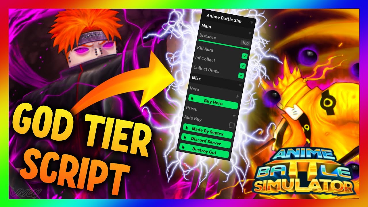 💠 Anime Battle Simulator Auto-Farm Script / Exploit - GOD TIER FUN ...