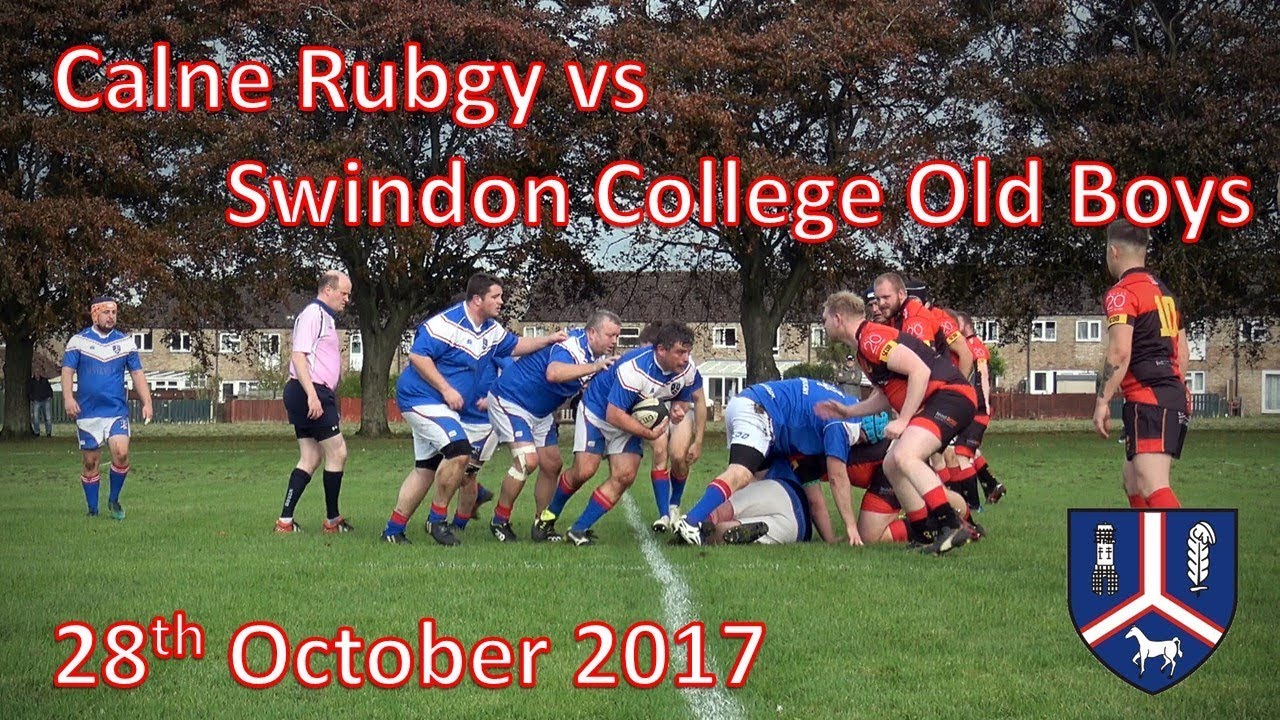 Calne RFC vs Swindon College Old Boys 28/10/17 Rugby Match - YouTube