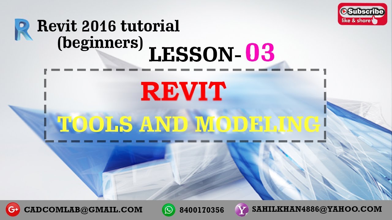REVIT BASIC PART 3 - YouTube