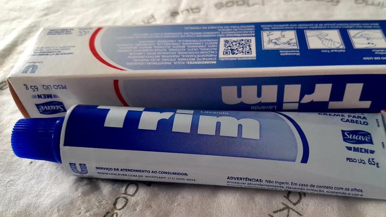 TRIM O CREME de PENTEAR mais ANTIGO DEIXA OS CABELOS LINDOS E ...