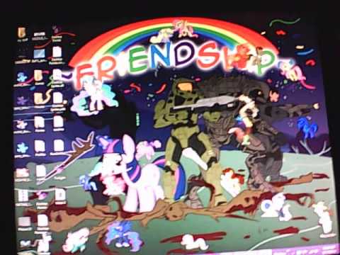 my desktop browser ponies - YouTube